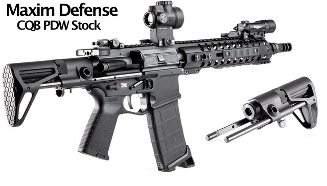 NB AEG M4用Maxim defense タイプ CQB PDW ストック Cerakote 仕様 舶来アーモリー